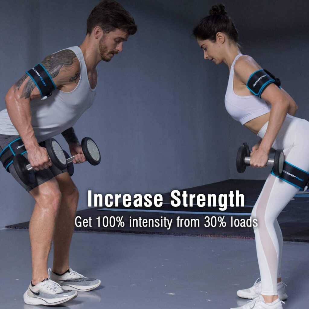 Recoverfun Blood Flow Restriction Cuffs (BFR) Training Therapy ...